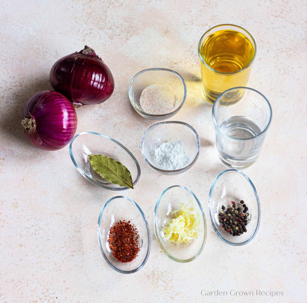 Easy Sweet and Spicy Pickled Red Onions Recipe