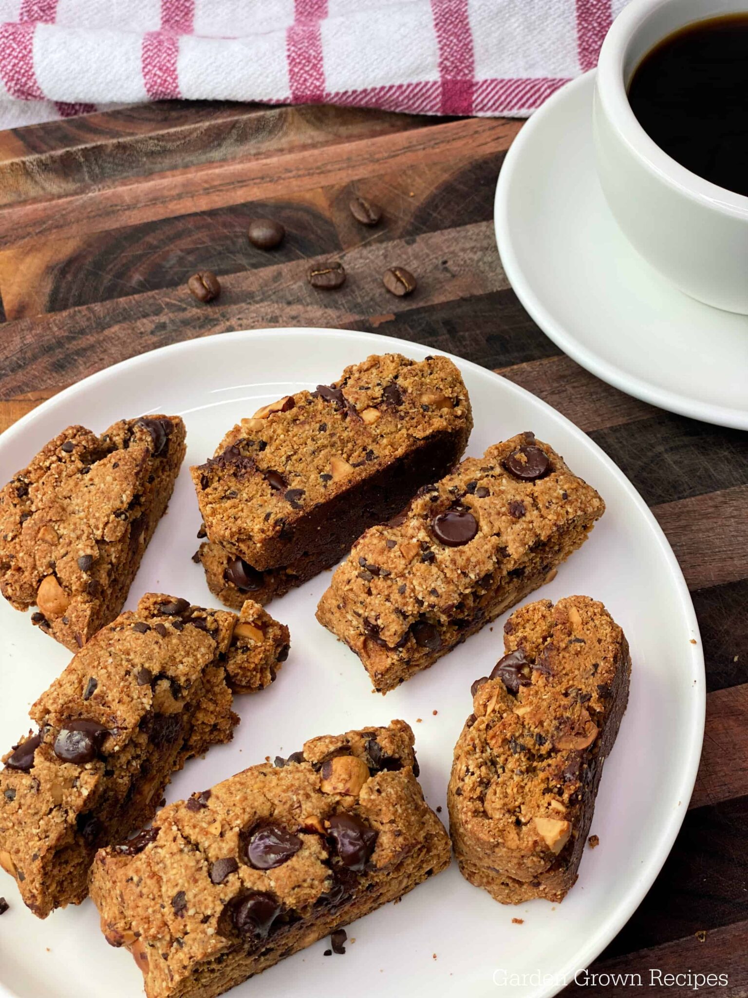 Coffee Biscotti Recipe (Chocolate Chip Hazelnut)