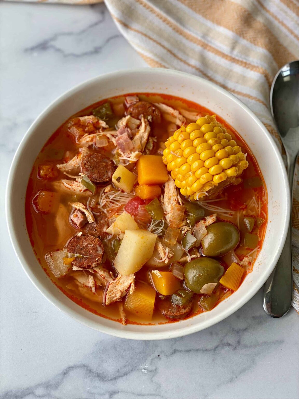 Puerto Rican Chicken Soup Recipe - Asopao de Pollo