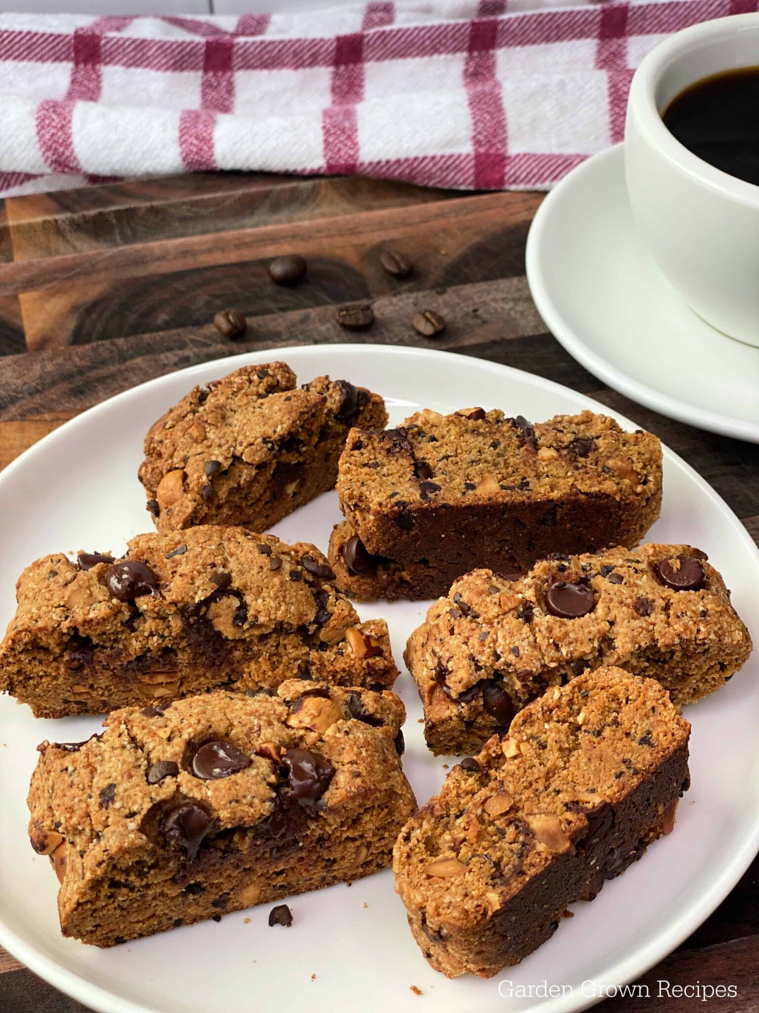 Coffee Biscotti Recipe (Chocolate Chip Hazelnut)