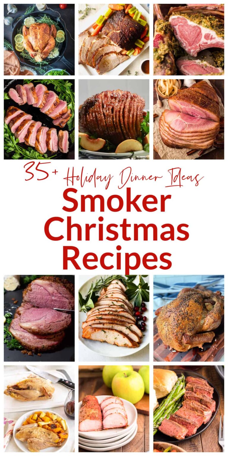 35+ Smoker Christmas Recipes (Holiday Dinner Ideas)