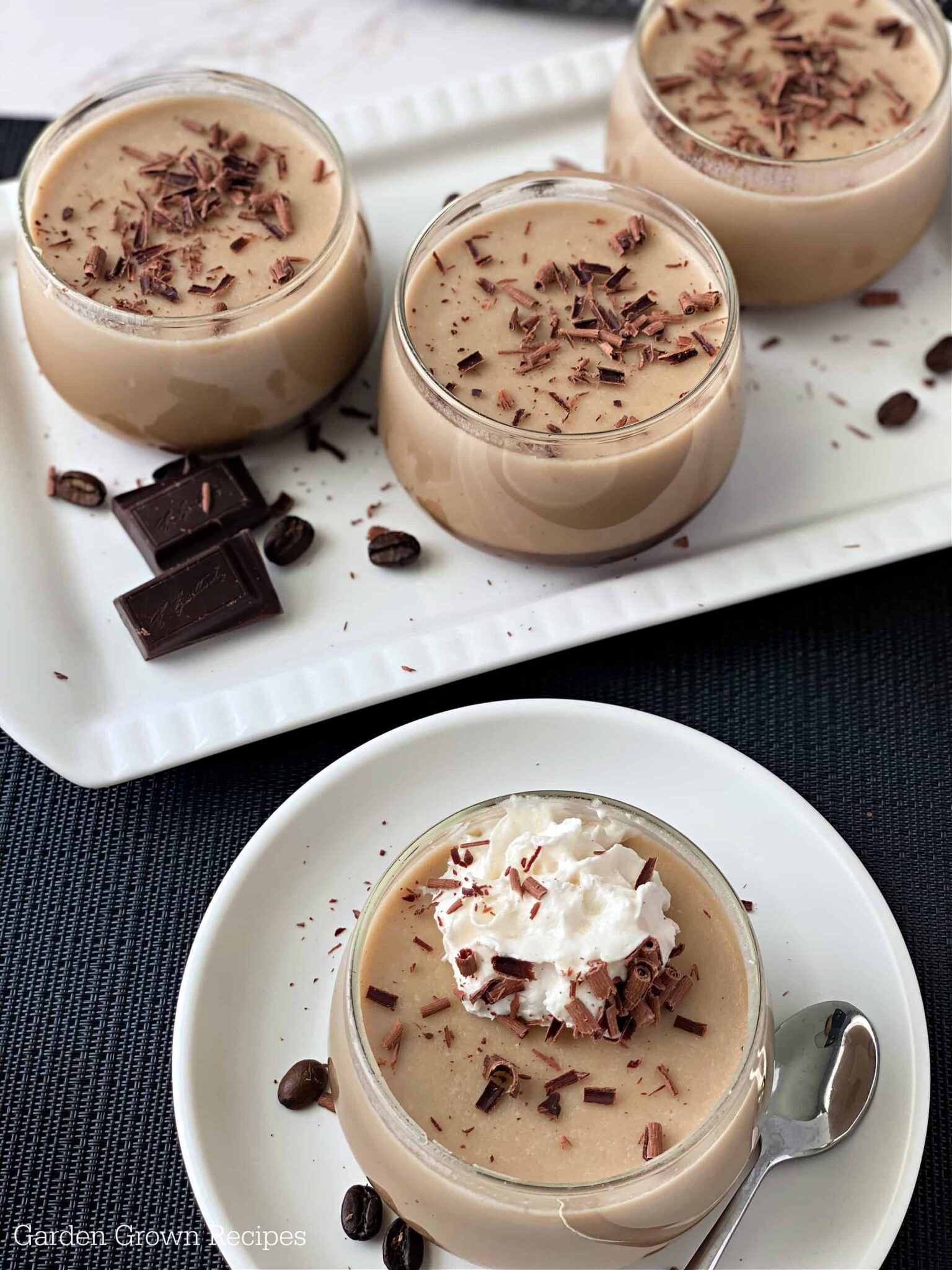Dairy-Free Coffee Panna Cotta Recipe with Coconut