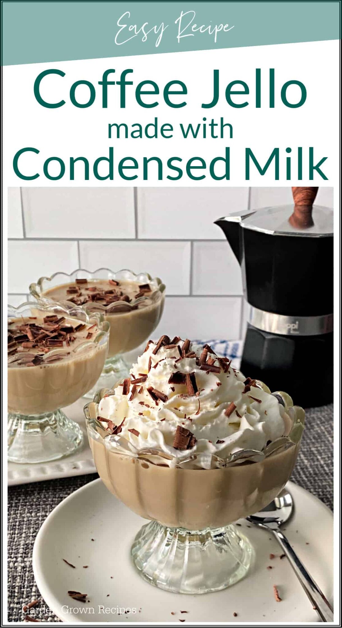 Coffee Jello Recipe with Condensed Milk