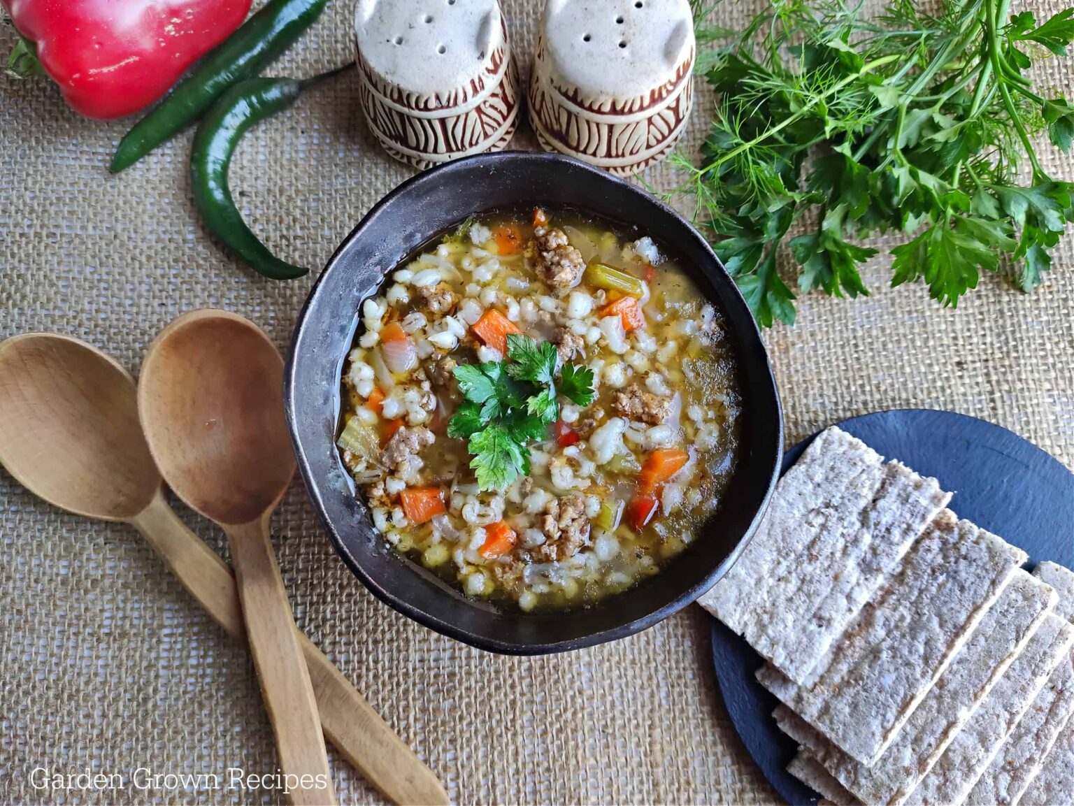 Easy Vegetable Beef Barley Soup Recipe