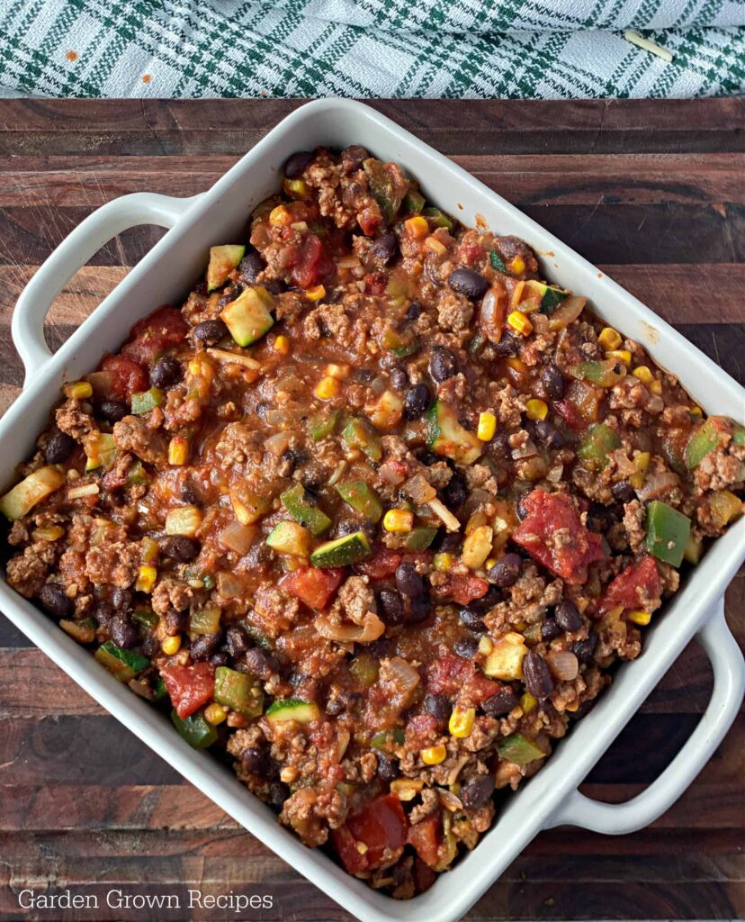 Healthy Taco Casserole Recipe (Easy & Delicious)